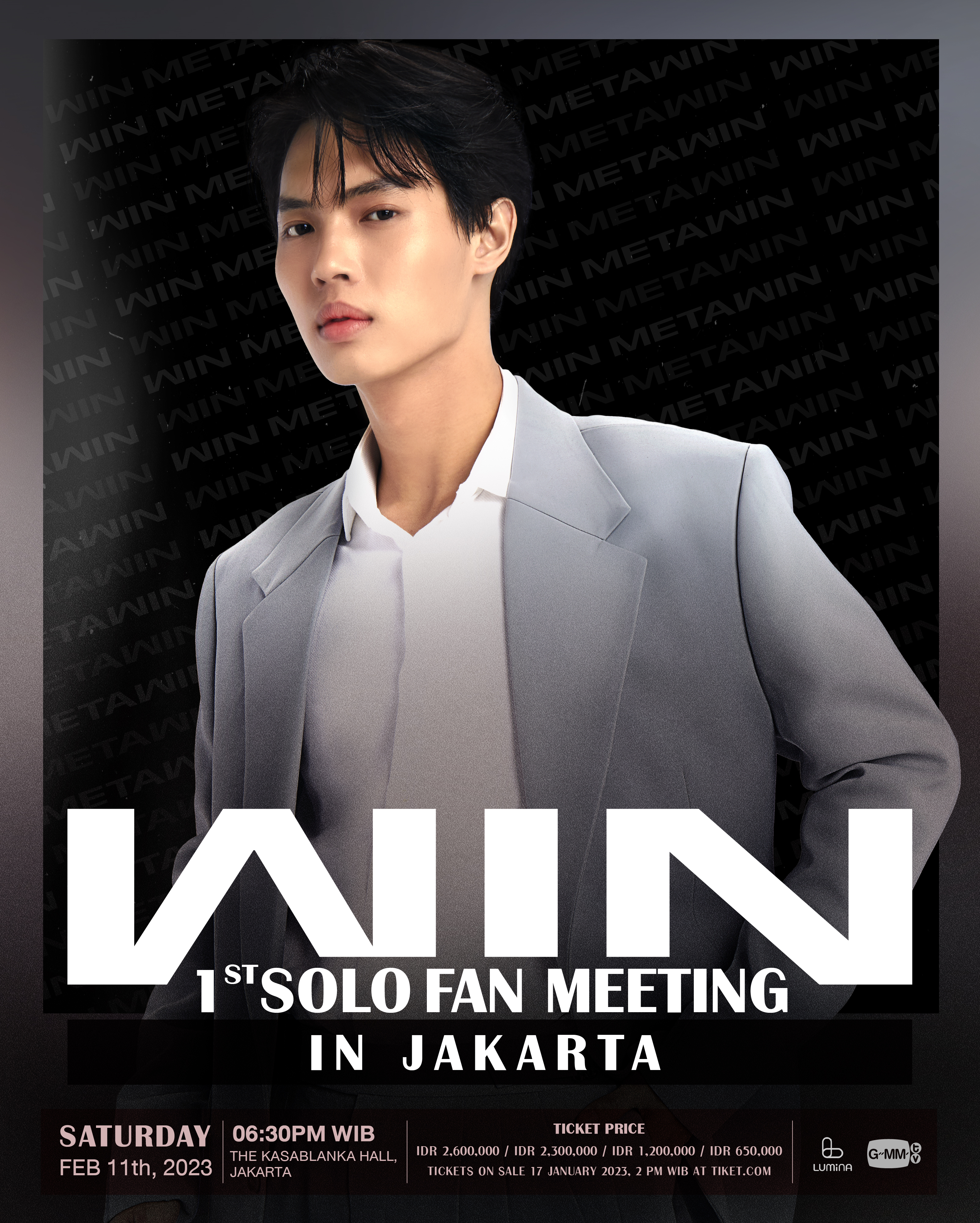 WIN METAWIN TO VISIT JAKARTA FOR [WIN 1ST SOLO FAN MEETING IN JAKARTA ...