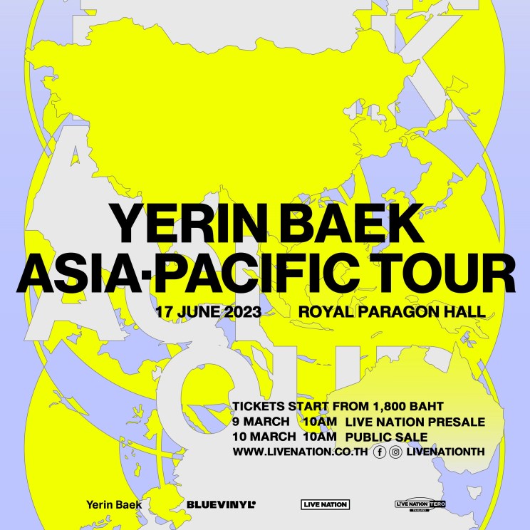 THE MELLOW VOICE IS COMING BACK TO BANGKOK -YERIN BAEK ANNOUNCES ASIA ...