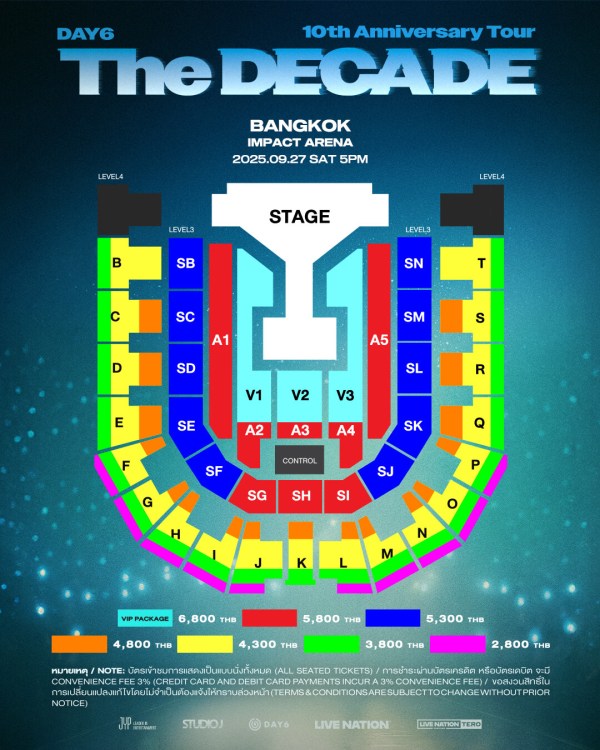 DAY6 RETURNS TO BANGKOK WITH “DAY6 10th Anniversary Tour ...