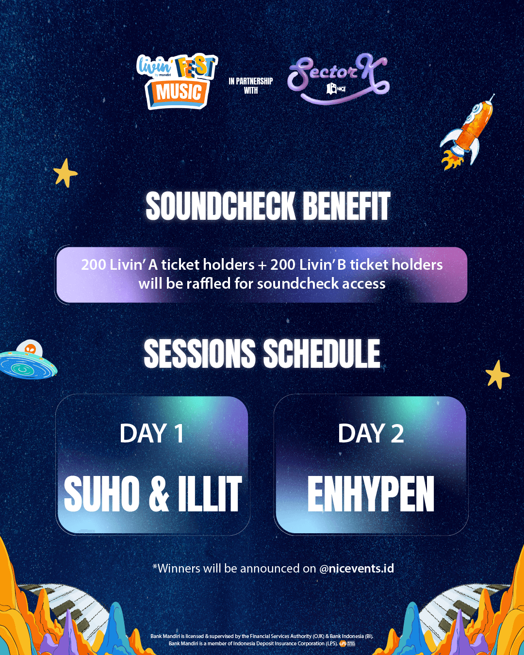 NICE Perkenalkan Sector-K, Hadirkan ENHYPEN, ILLIT, dan SUHO di Livin ...